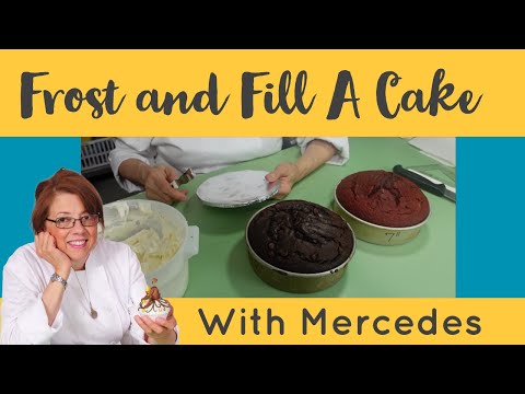 Frost and Fill A Cake