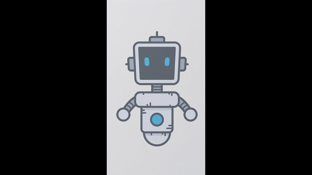 Robot character vector illustration