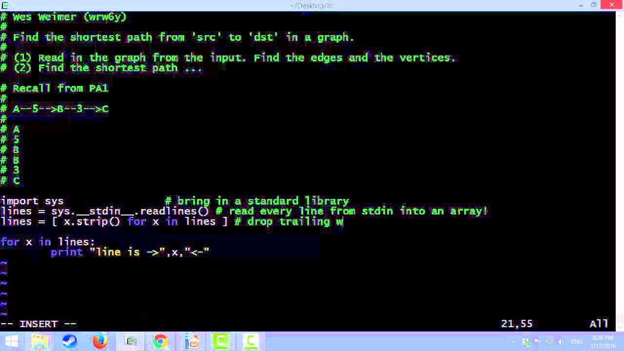 Video Guide - PA1 Rosetta - Python