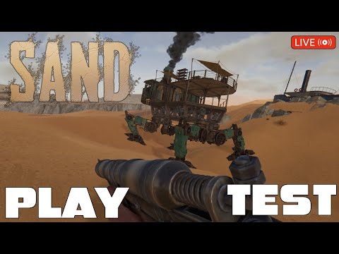 Playing a NEW Game - SAND! Testing out the Extraction Shooter PLAYTEST LIVE!