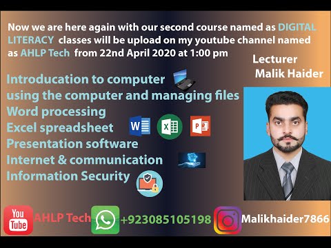 Digital Literacy Complete Course by AHLP Tech Urdu Hindi AHLP Tech