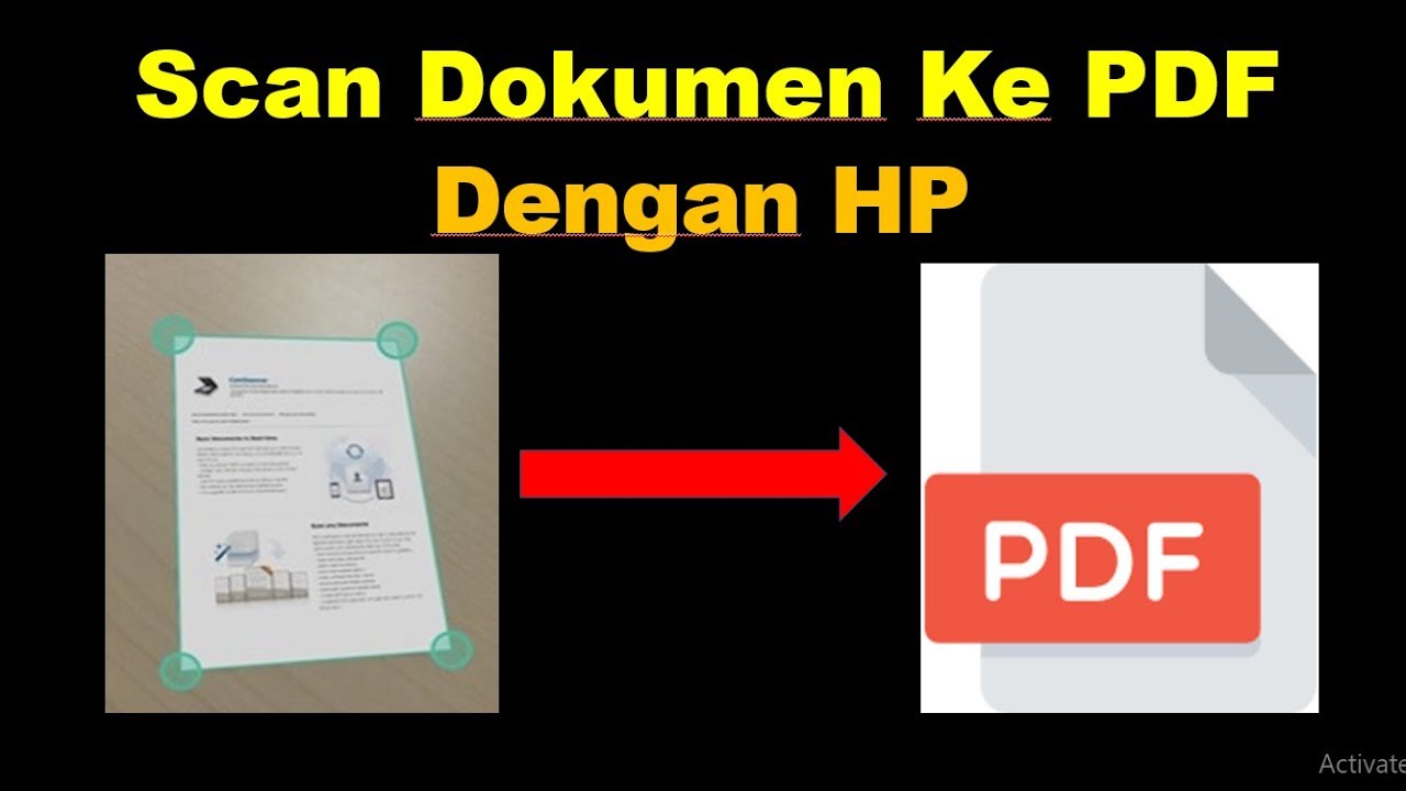 Cara Singkat & Mudah Scan Pindai Dokumen dari HP