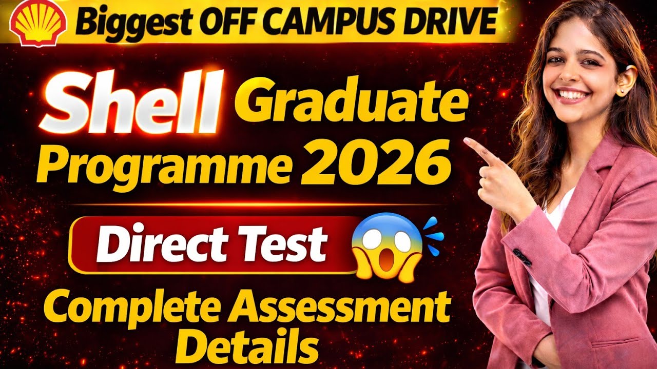 Shell Graduate Program Online Assessment || Shell Assessment Test 2026 | Shell Graduate Program 2026