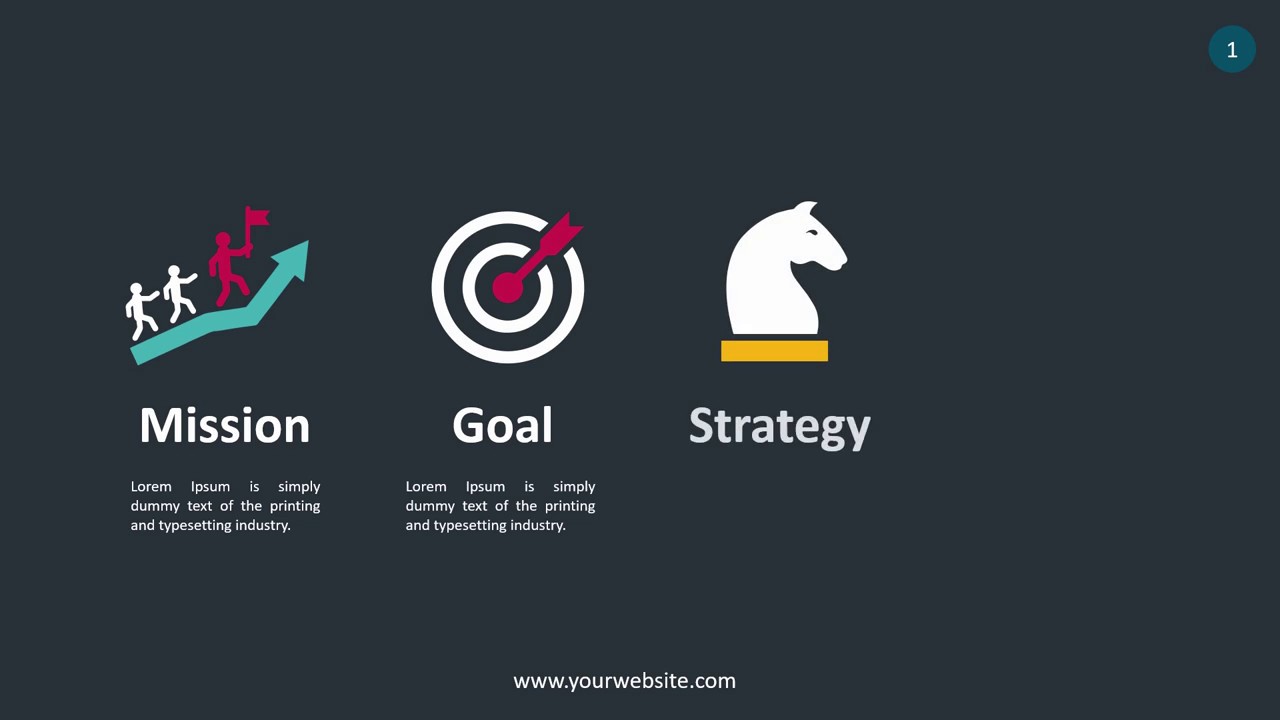 Key Points Of Business Success Infographic - Animated PowerPoint Template