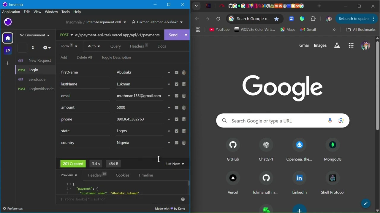 A simple payment integration with Paystack.