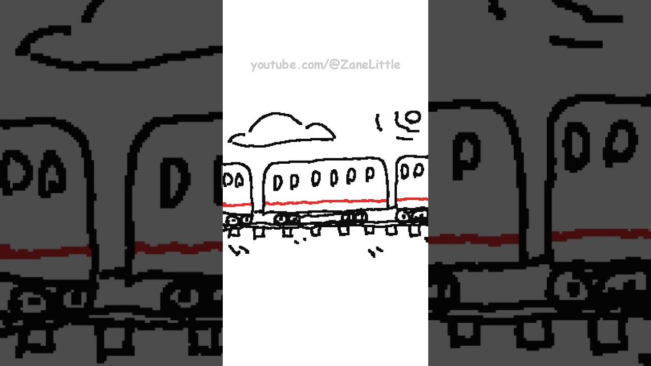 Don't Sit On The Train #flipnote #animation