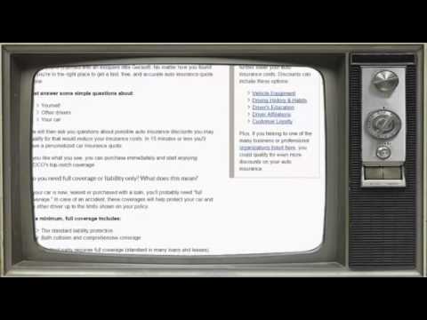 Auto insurance price quotes with Geico