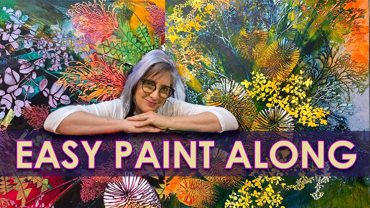 You Can Paint This | Easy Step-by-Step Acrylic Paint Along
