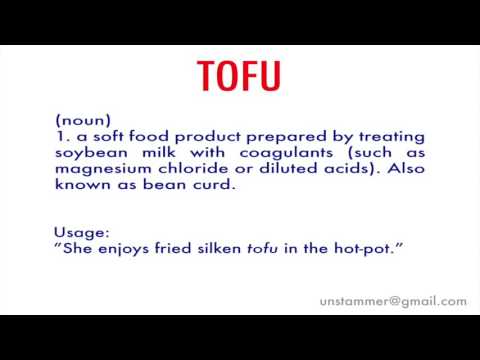 How to Pronounce Tofu