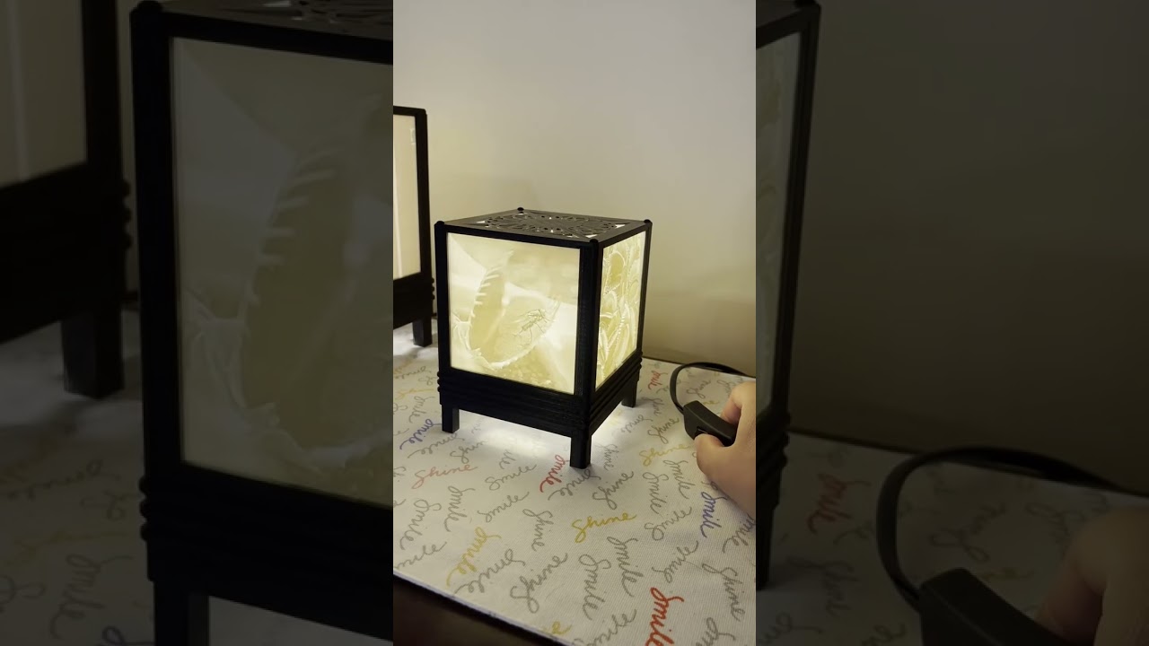 3D printed Lithophane Lamp