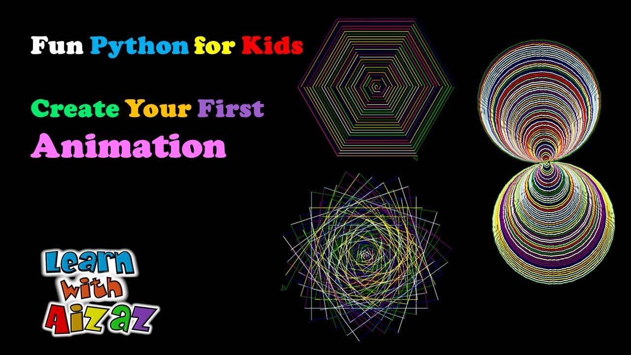 Fun Python for Kids: Create Your First Turtle Animation | Learn with Aizaz