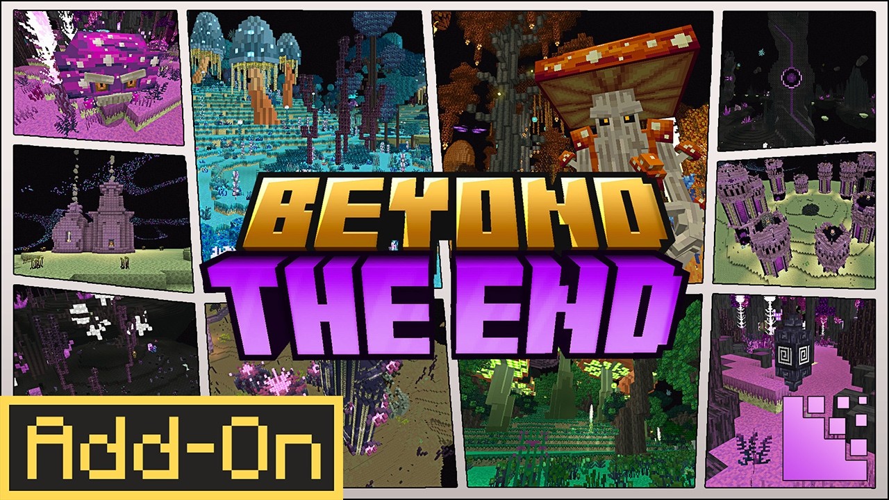 BEYOND THE END ADDON: 6 New End Biomes, Bosses & More in Minecraft Survival!