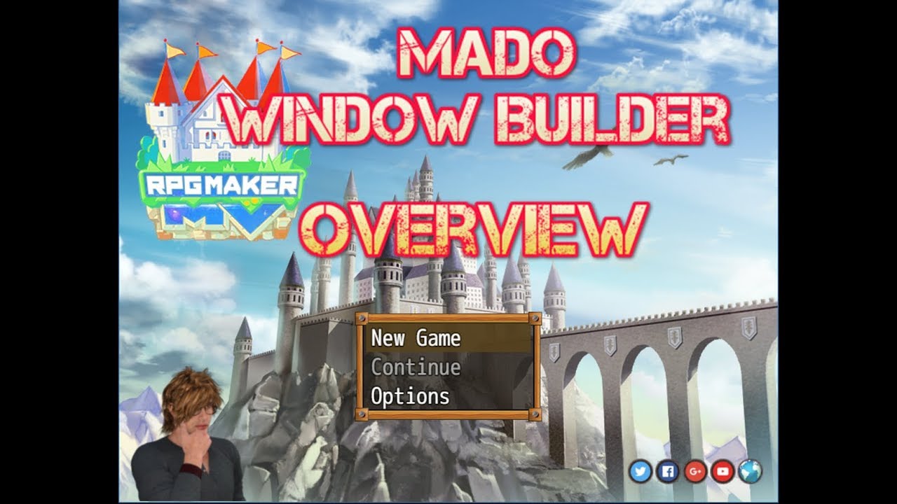 MADO Window Builder Tool - RPG Maker MV - Overview & Tutorial