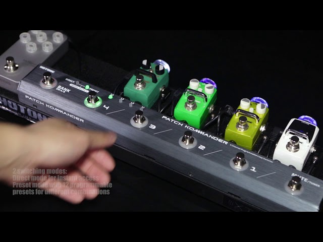 Hotone Komander 4 Channel Programmable Loop Switcher | Amps & Pedals ...