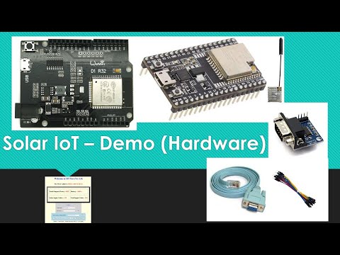 6 Solar IoT Demo Hardware and Connections