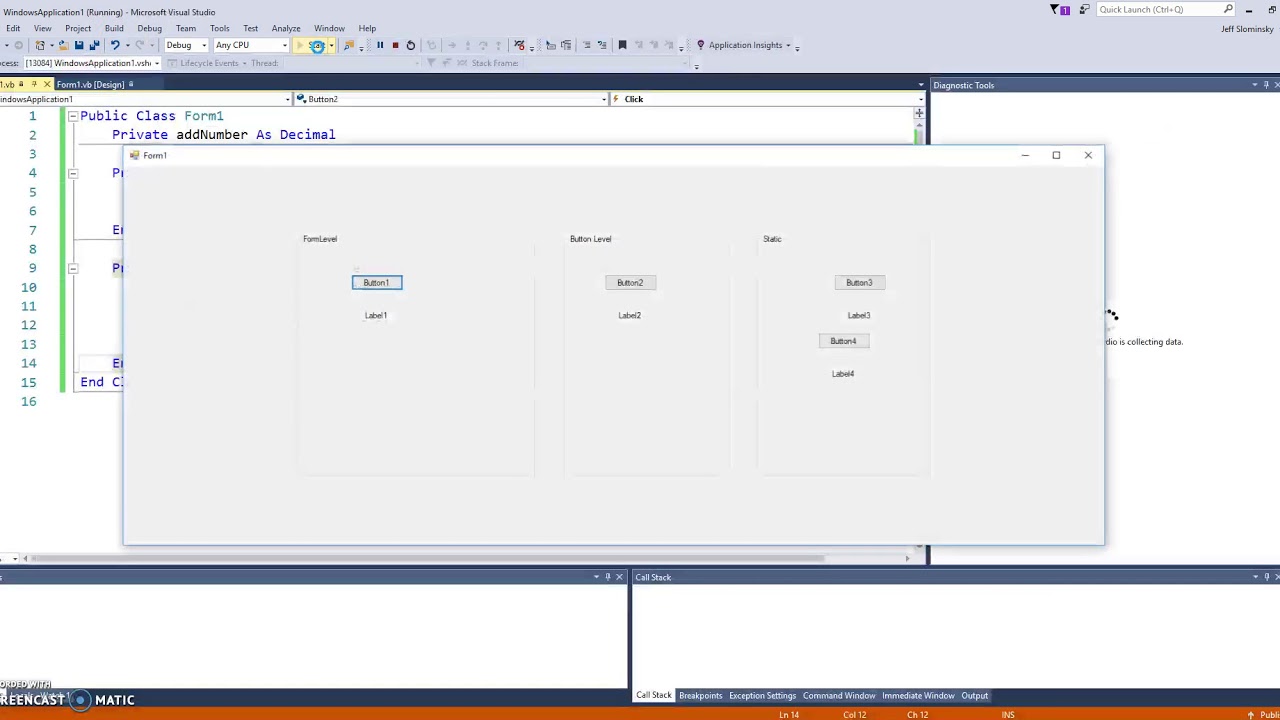 Visual Basic Chapter 3- Variables and scope