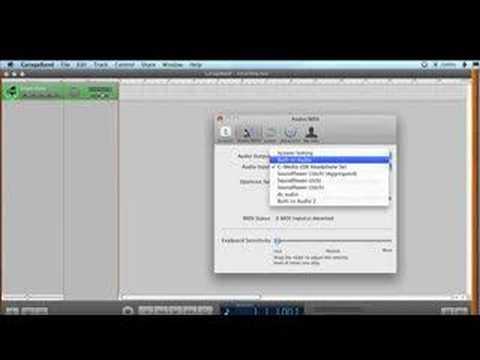 Audio Recording Using GarageBand