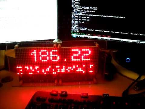 Communicating With An LED Matrix | Hackaday