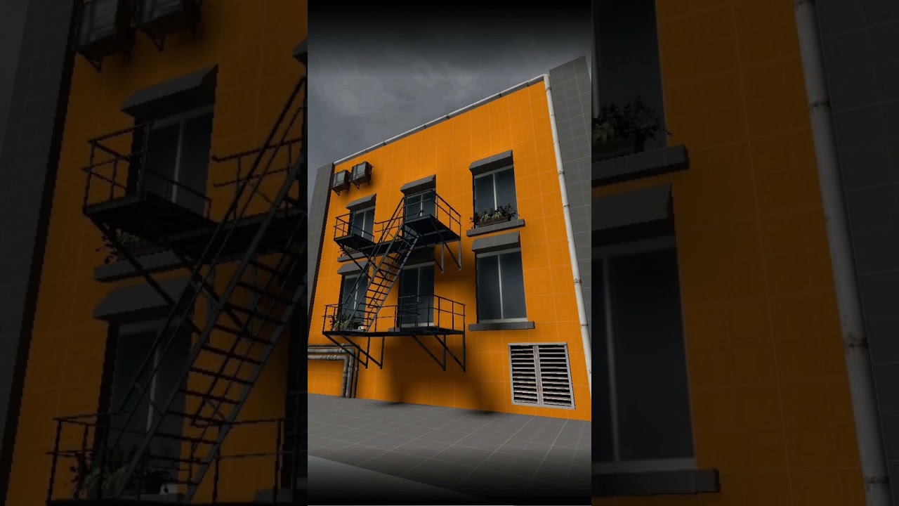 How detailed walls are made in the hammer editor 🧱🔨 | #shorts