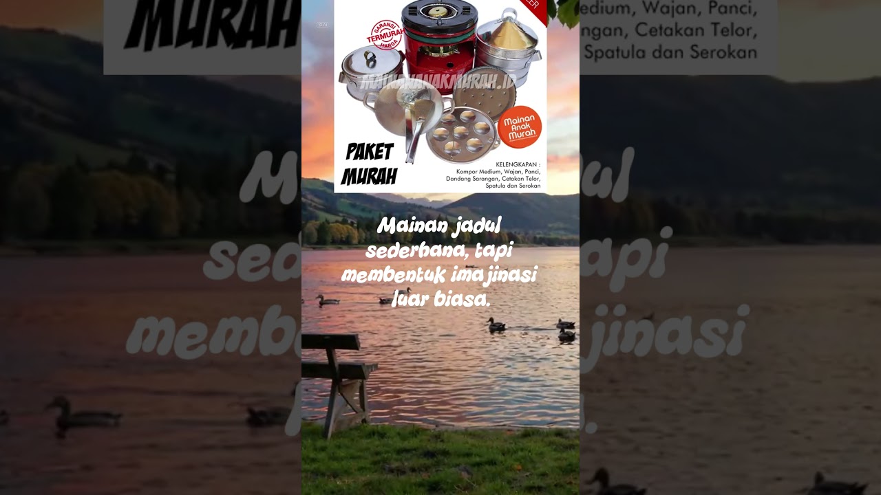 Paket Kompor Mainan Mini Murah Minyak Tanah Set Mainan Masak Masakan Anak Jadul Logam Seng Kaleng.