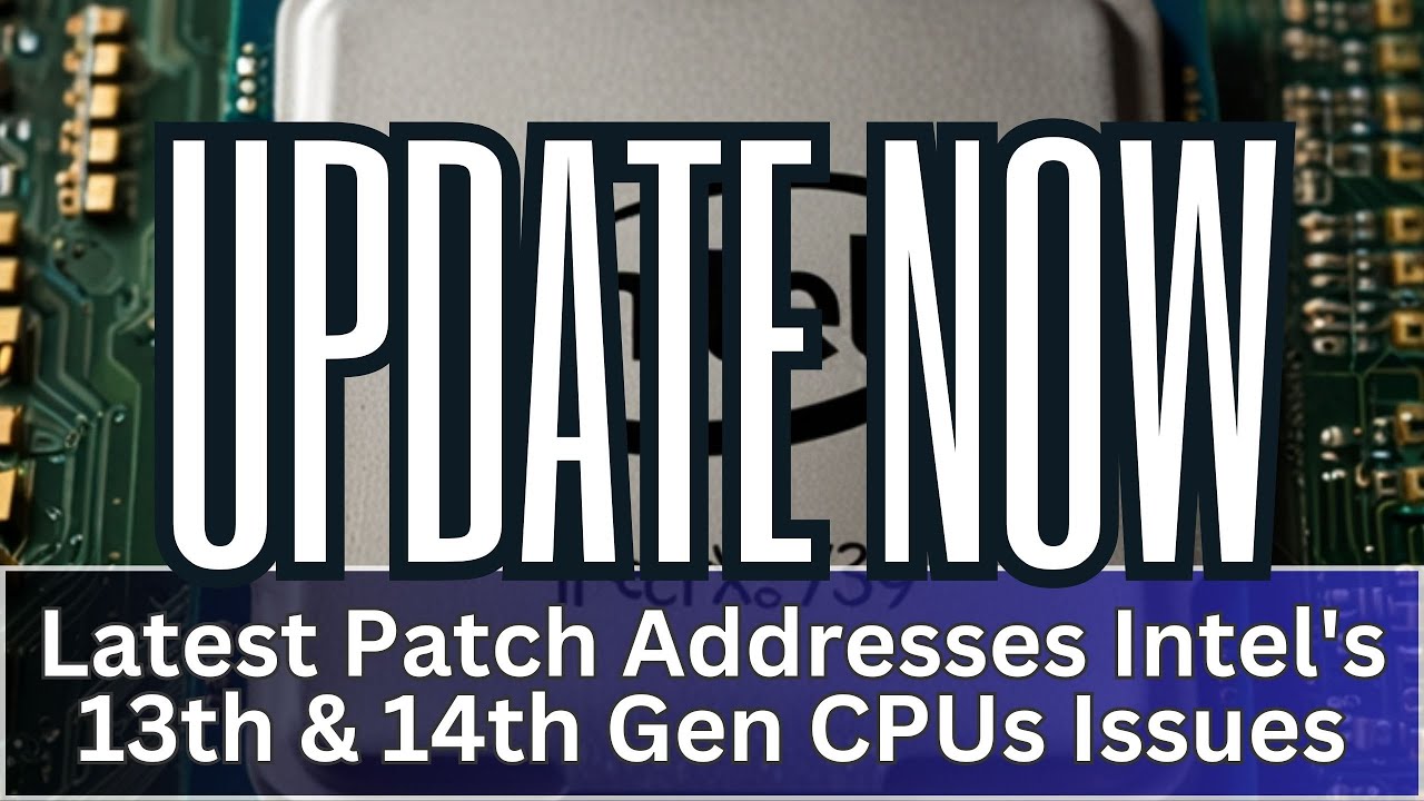 Intel's Latest Microcode Patch Released (0x12B) #news #intel #microcode #patch #update @3DGAMEMAN