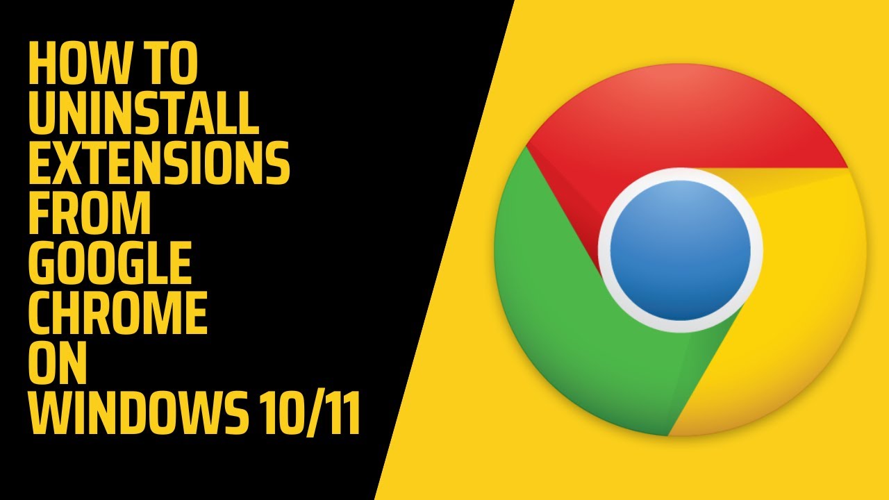 Google Chrome Basics - How To Uninstall Extensions From Google Chrome
