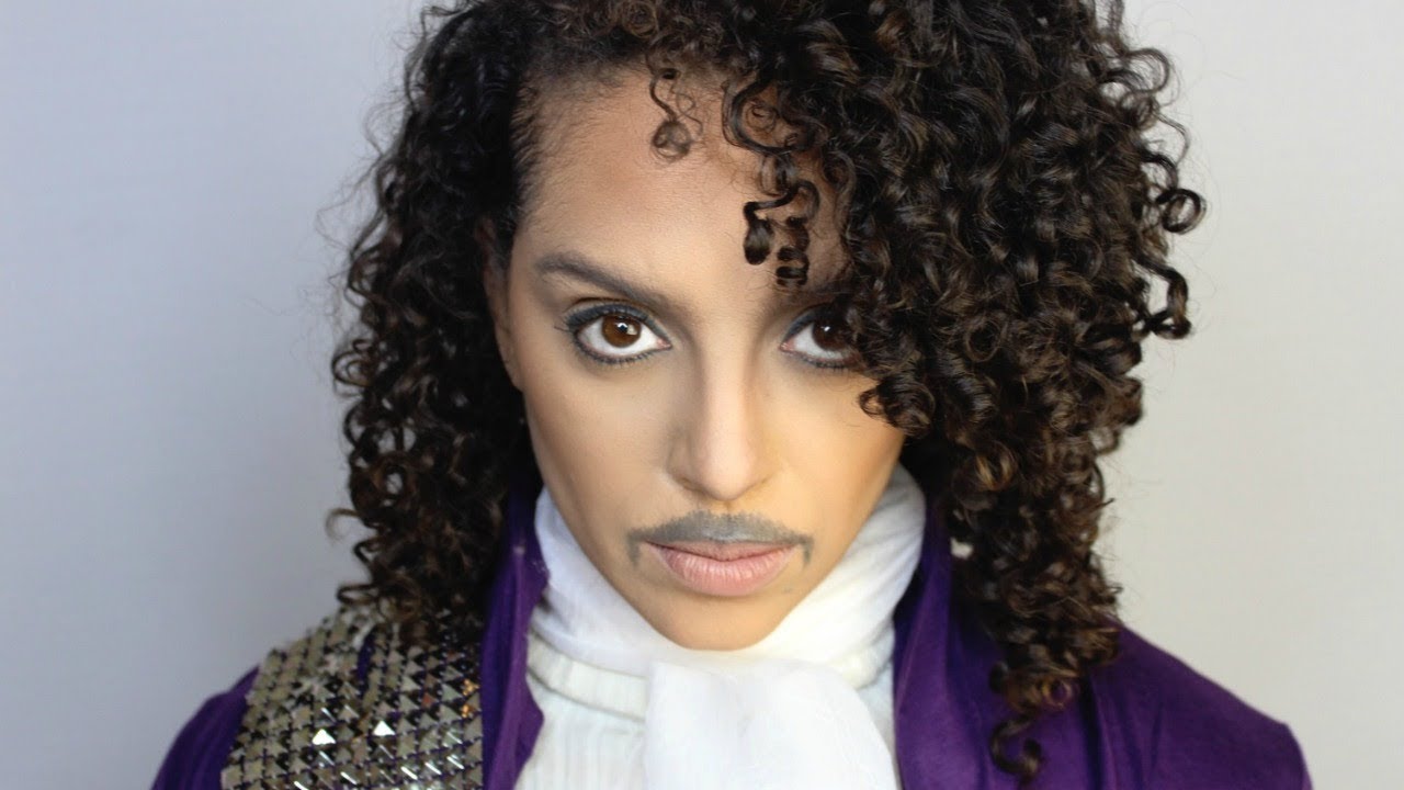 DIY: PRINCE PURPLE RAIN HALLOWEEN TUTORIAL | DISCOCURLSTV