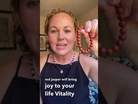 4 crystal bracelets fo wear for more energy. Wear carnelian, red jasper, selenite and clear quartz