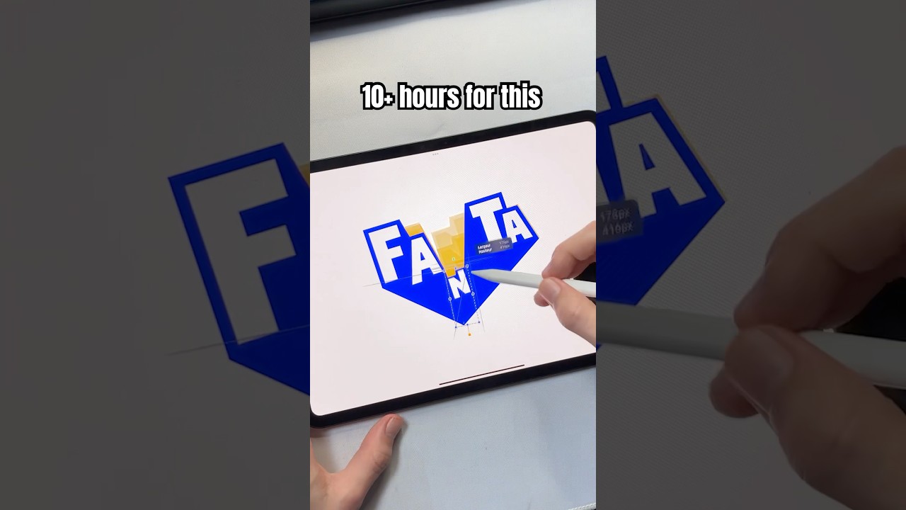 Subscribe for more! 😚 #animation #logoanimation #fanta #procreateanimation