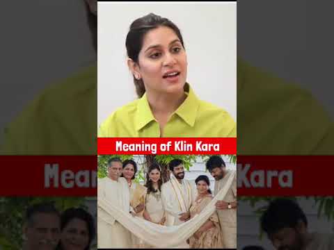 Meaning of Klinkara Name   Upasana Kamineni Konidela #klinkara #ramcharan #upasana #chiranjeevi