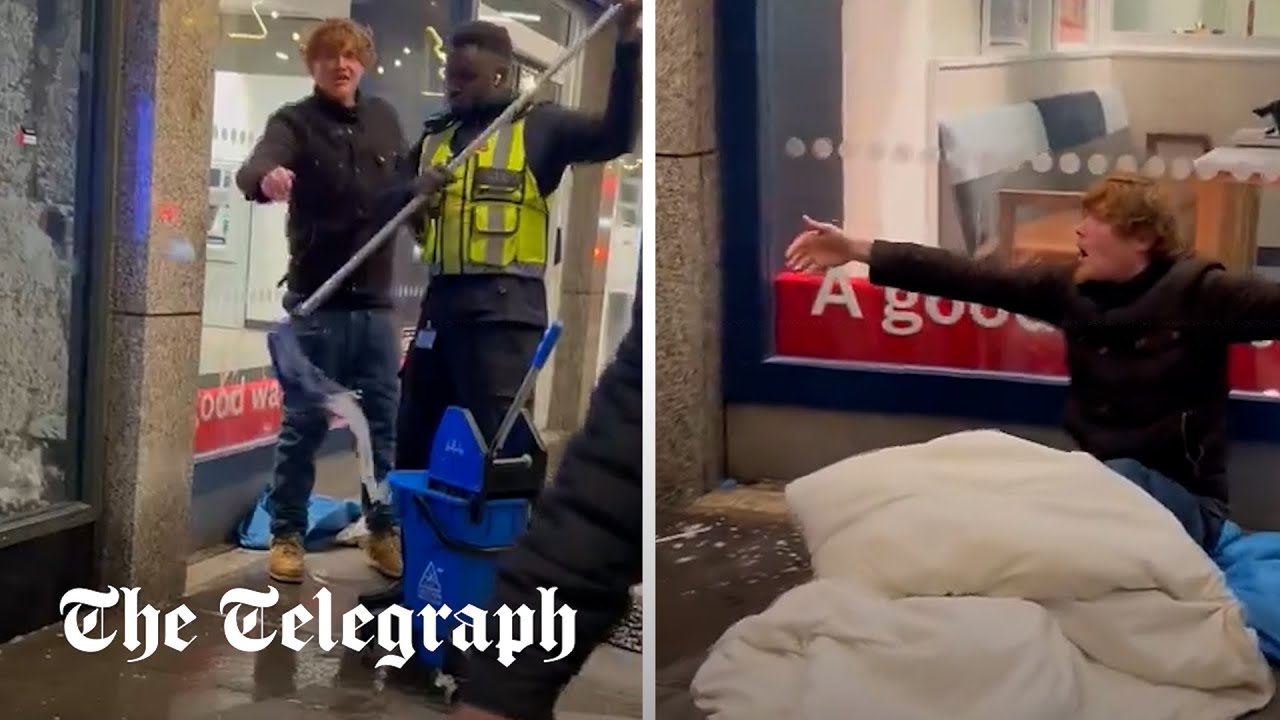 Watch: Homeless man 'disgusted' after McDonald's employee leaves his ...