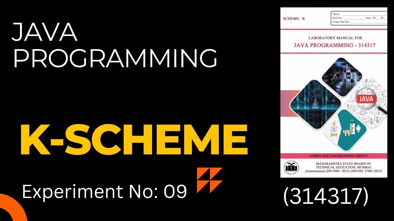 JAVA PROGRAMMING msbte PRACTICAL NO: 09 manual || msbte java manual answers ||