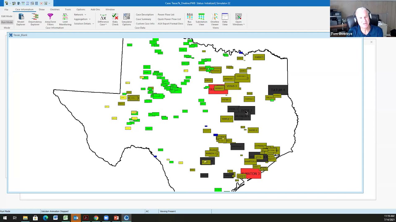 New Visualization Developments in PowerWorld Simulator with Application to Wide-Area Grid Studies