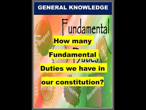 How Many Fundamental Duties We have in Our Constitution ?