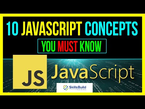 ???? 10 JavaScript Concepts You MUST KNOW!