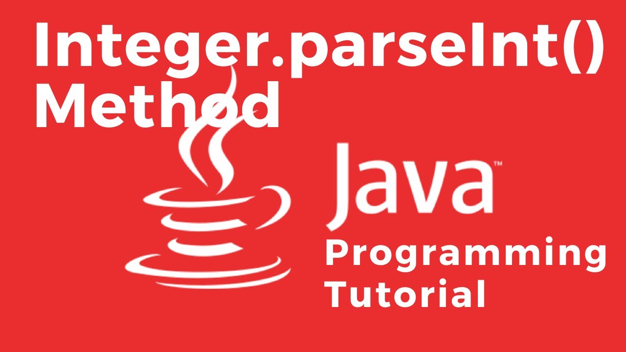 Convert numeric Strings into integer, float, double values using parse method