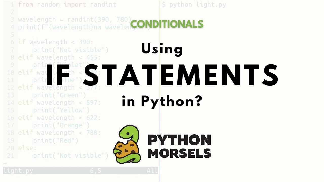if statements in Python