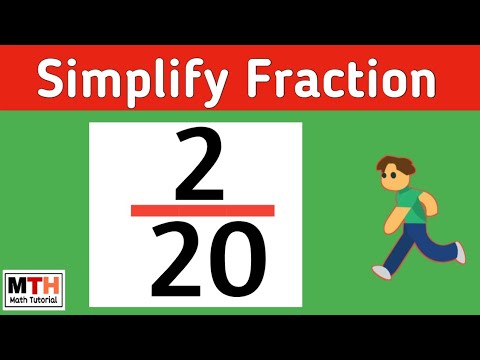 How to simplify the fraction 2/20