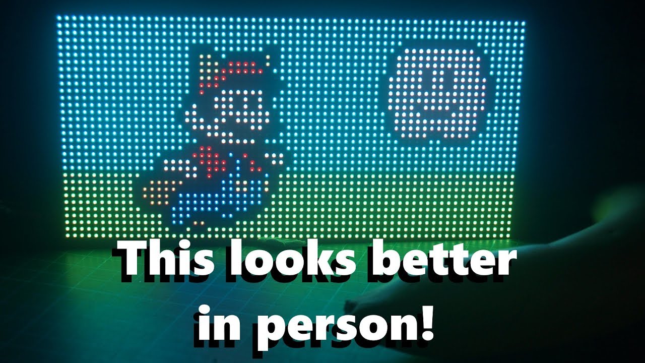 RGB LED Matrix with an ESP8266 - How to get started