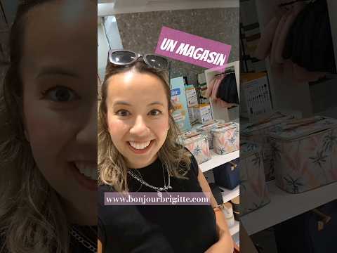 FRENCH WORD OF THE DAY: UN MAGASIN 😄🎁🛍️ #learnfrench #learnfrenchonline #bonjourbrigitte