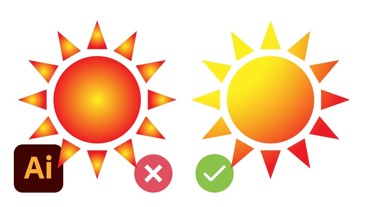How To Apply Gradient To Multiple Objects In Illustrator CC