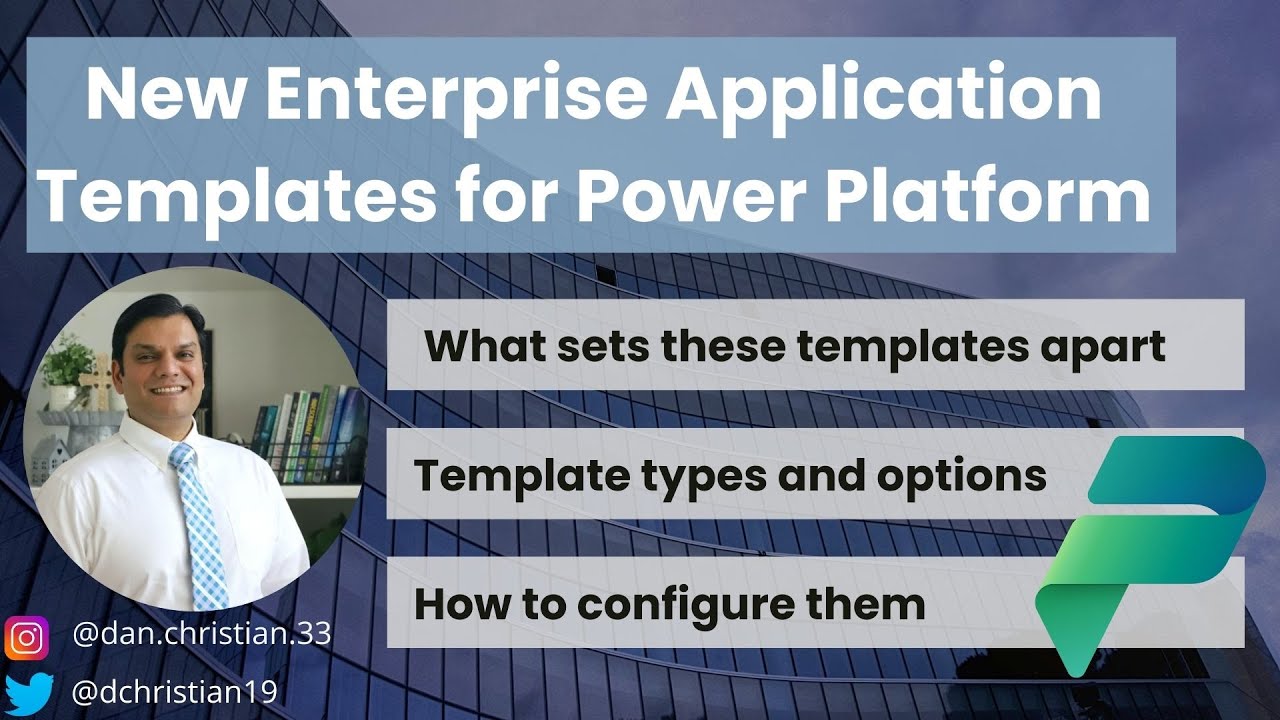 New Enterprise Application Templates for Power Platform