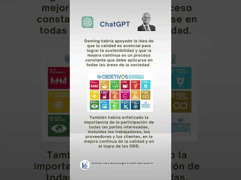 ChatGPT - Edward Deming y lo que diría sobre los ODS