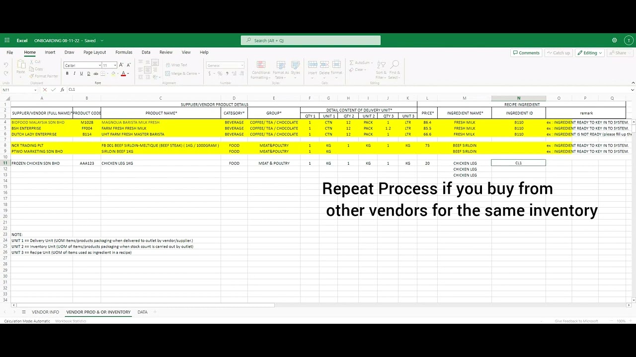 Creating Onboarding Document