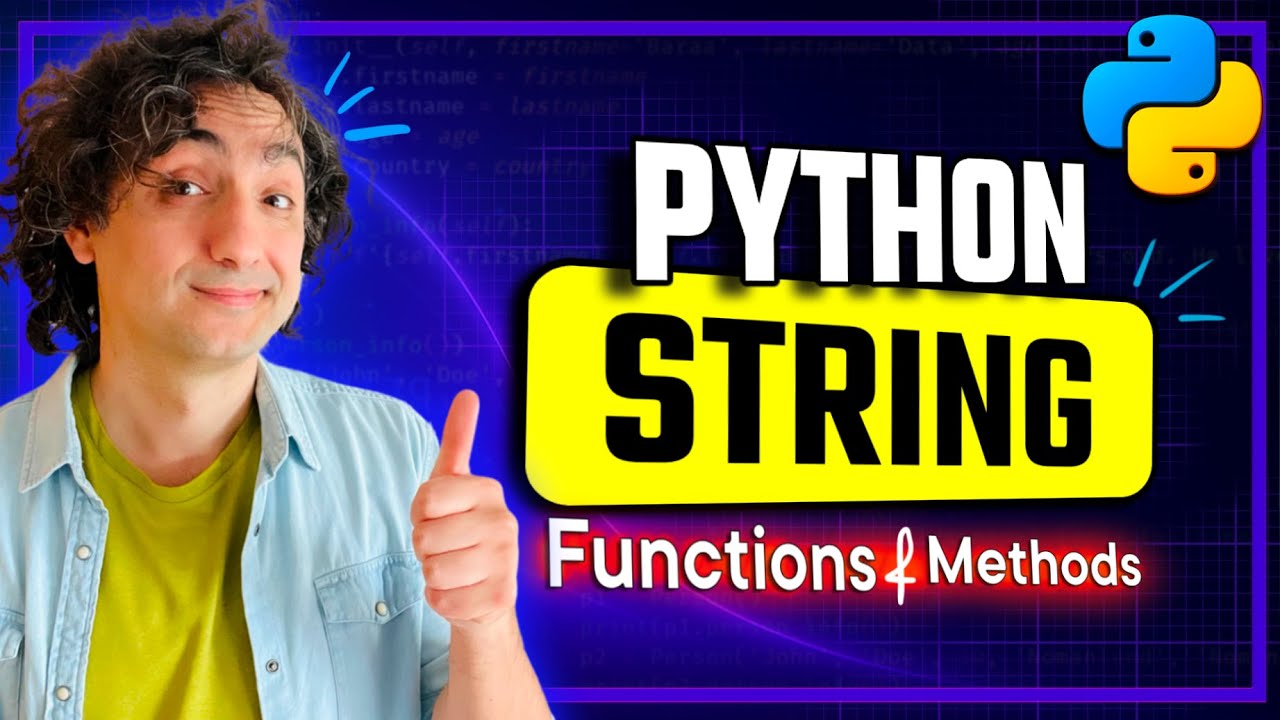 Python String Functions Explained | Text Manipulation & Cleaning | #Python Course 8