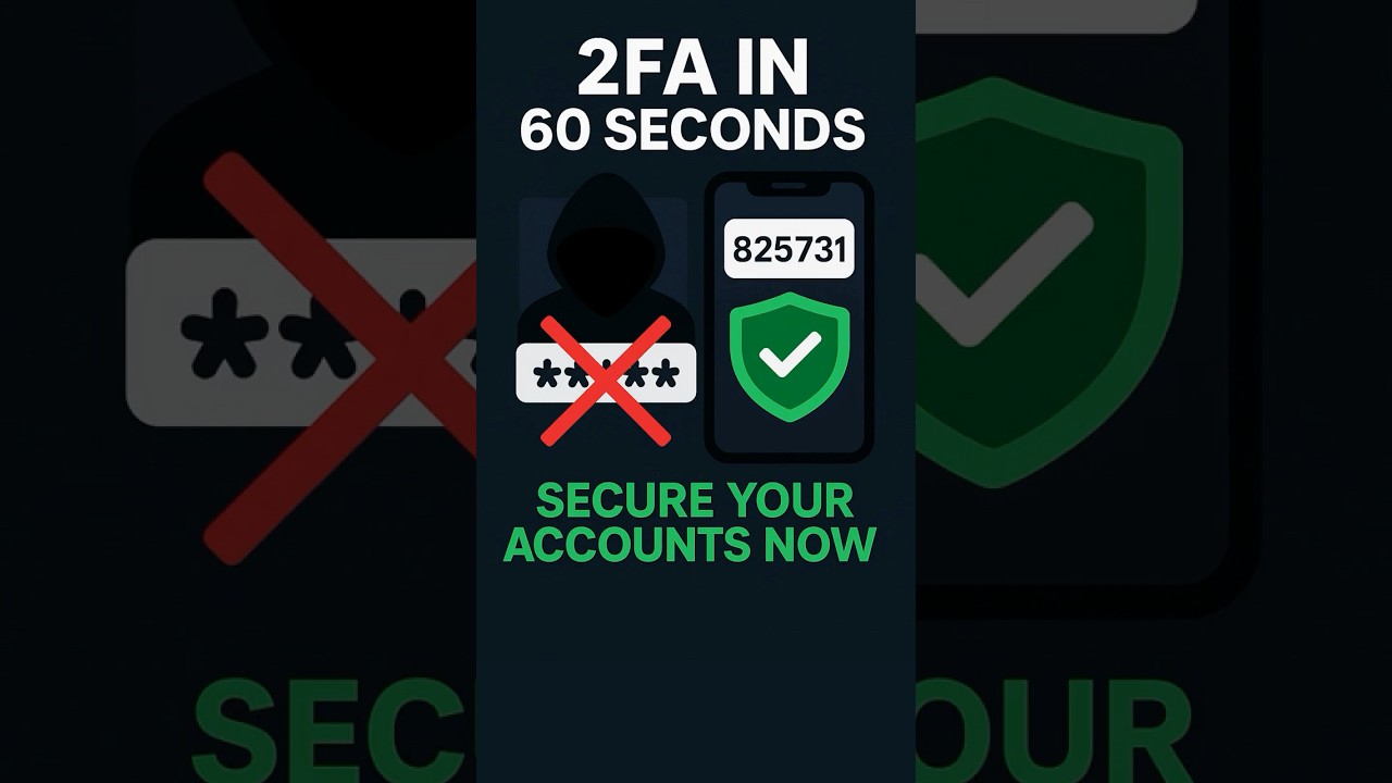 2FA Explained #2FA #CyberSecurity #TechTips #ByteSizeIT #OnlineSecurity #InfoSec #Shorts