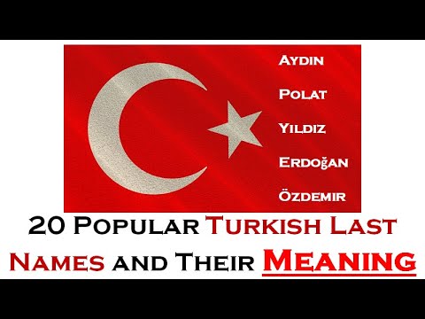 Popular Turkish Last Names with Meanings