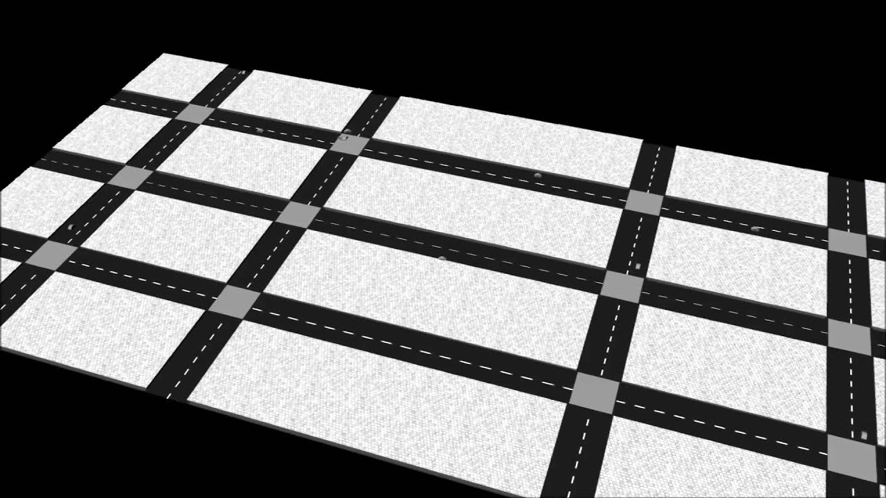 Maya Python Traffic Simulation