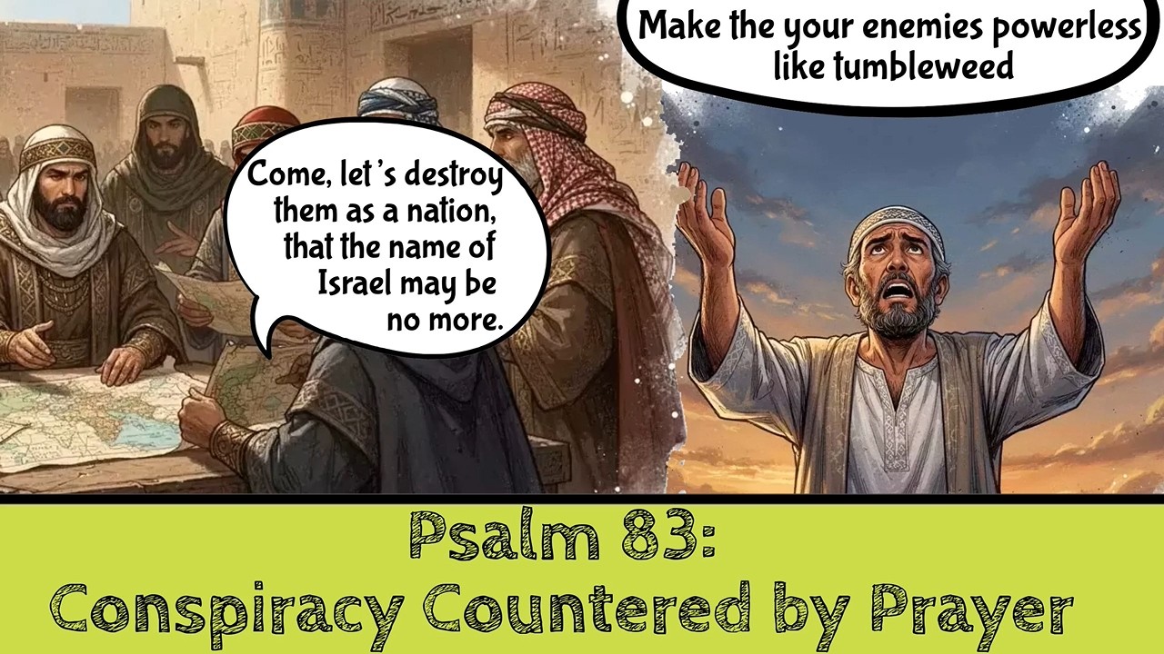 Psalm 83 Reading: Conspiracy Countered by Prayer (With Pictures)