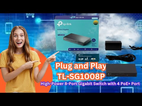 Tp-link 8-Port Gigabit Desktop Switch with 4-Port PoE+